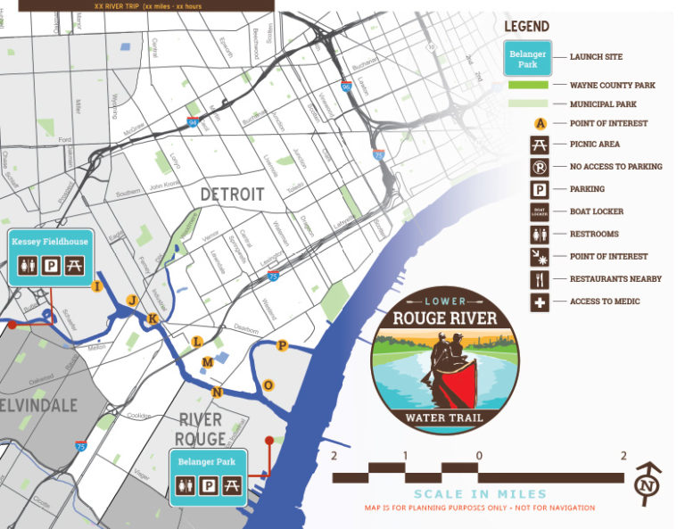 Lower Rouge River Water Trail - Downriver Linked Greenways